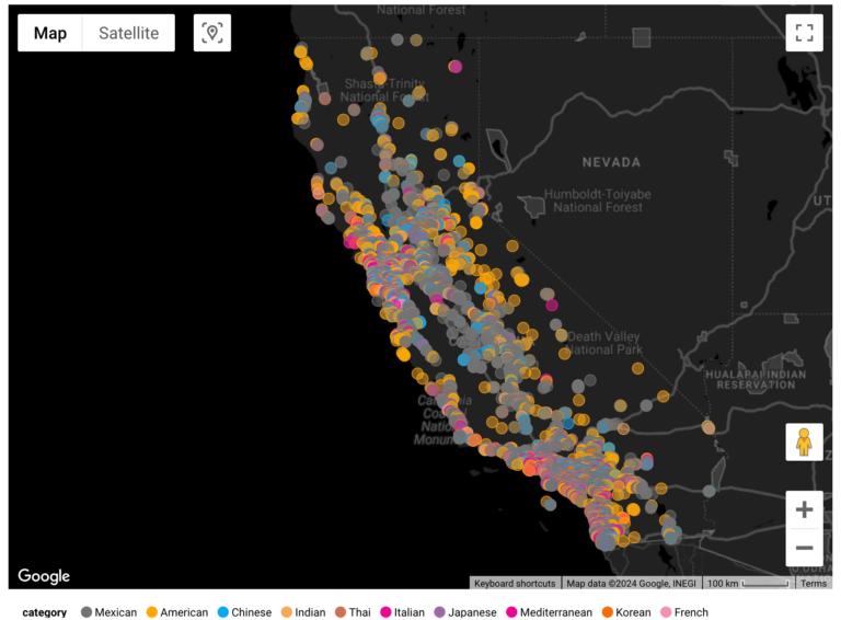 How Many Restaurants Are In California - Report