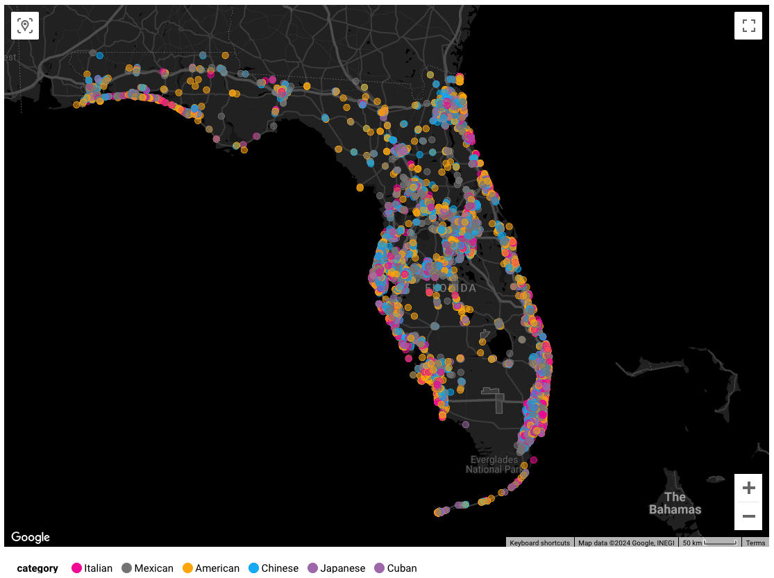 How Many Restaurants Are In Florida