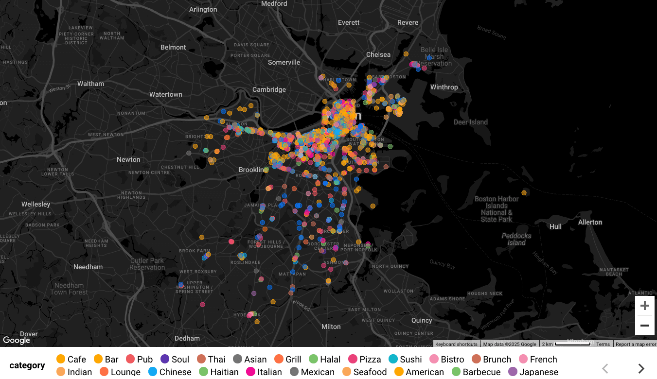 How Many Restaurants Are In Boston - Report